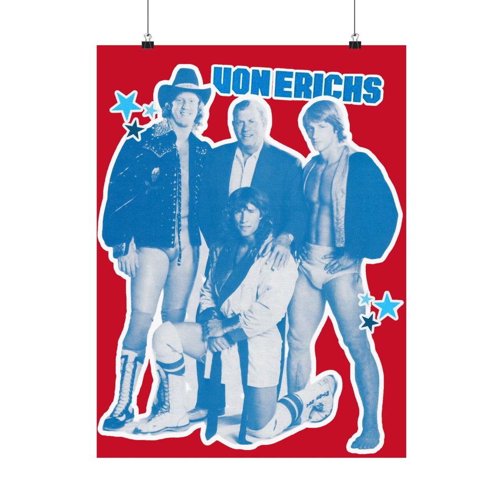 The Von Erichs Vintage Poster – Von Erich Goods